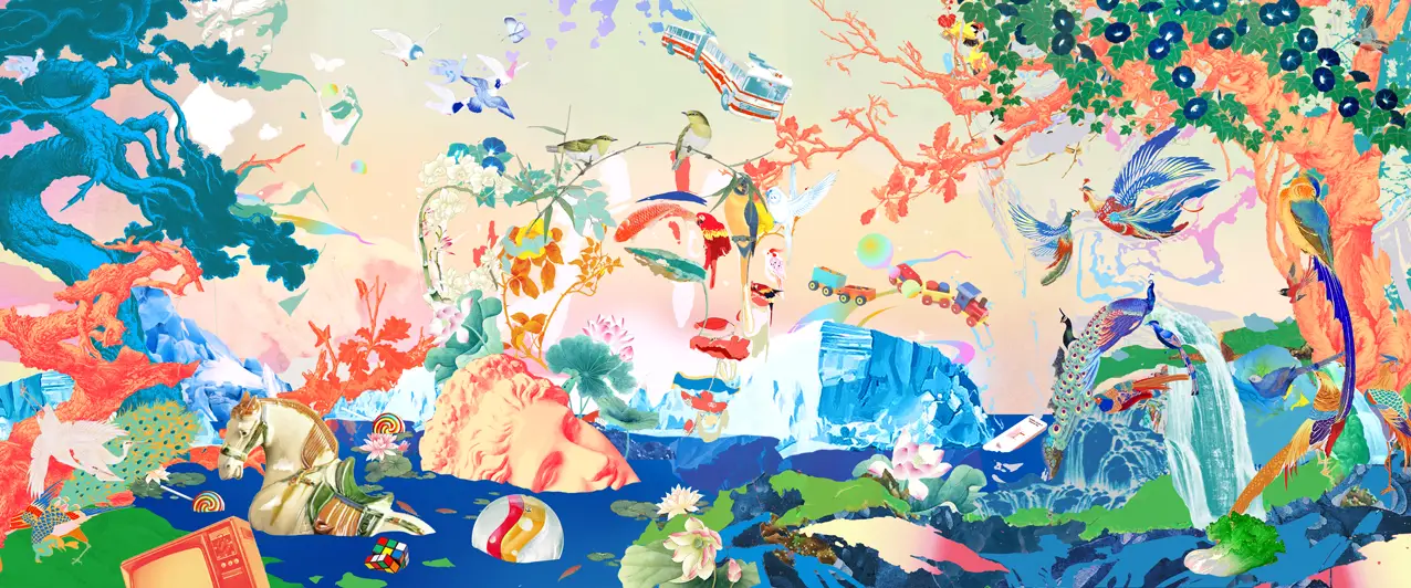 A Hundred Birds Paying Homage to the Phoenix - Jacky Tsai