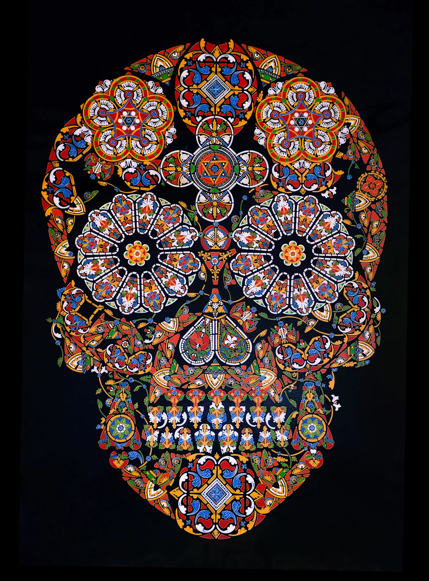 Stained Glass Skull - Jacky Tsai