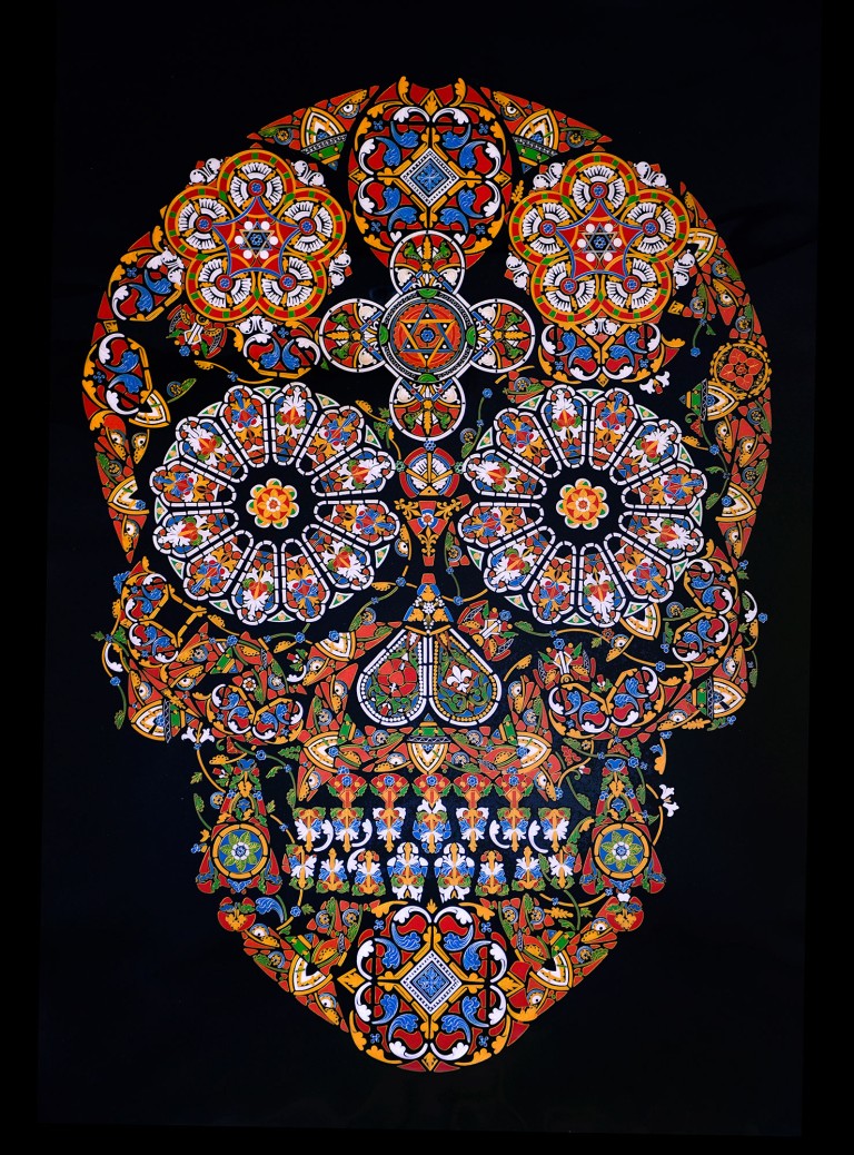 Stained Glass Skull - Jacky Tsai